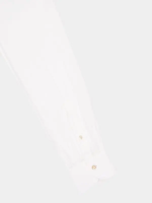 Boglioli Regular Fit Linen Button-up Shirt - White