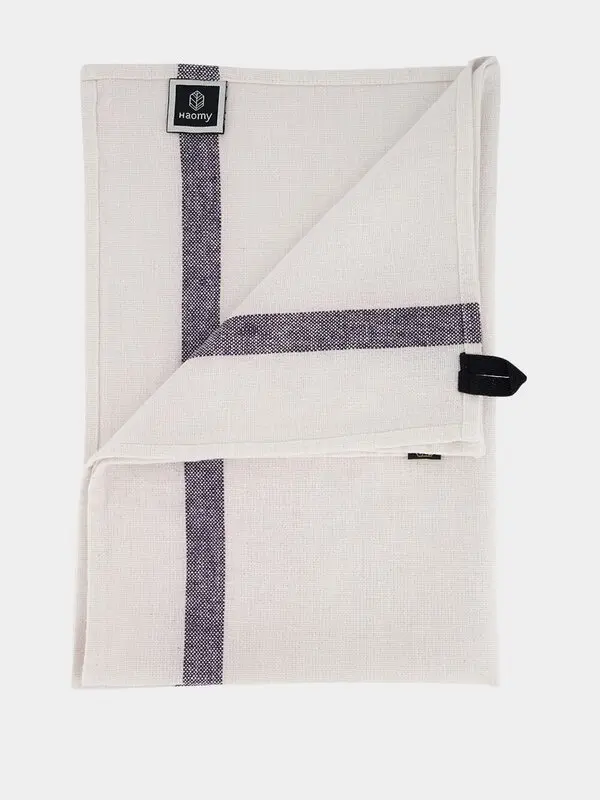 Haomy Kitchen Towel Côme In Blanc - White