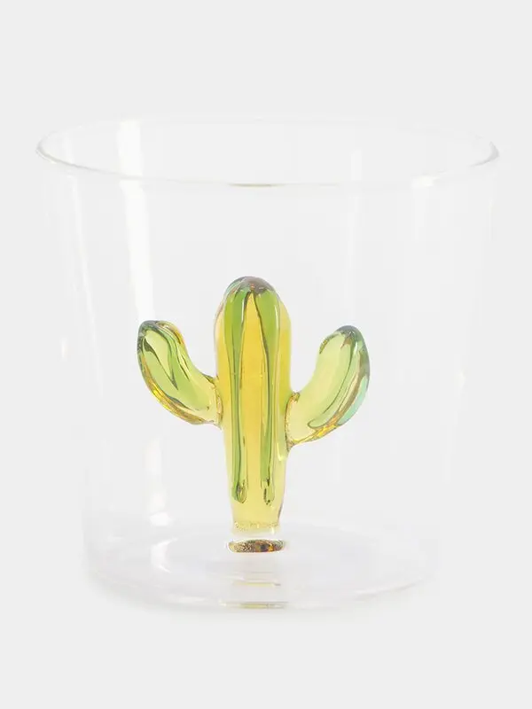 ICHENDORF MILANO Cactus Tumbler Glass - Yellow