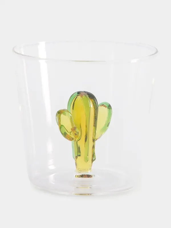 ICHENDORF MILANO Cactus Tumbler Glass - Yellow