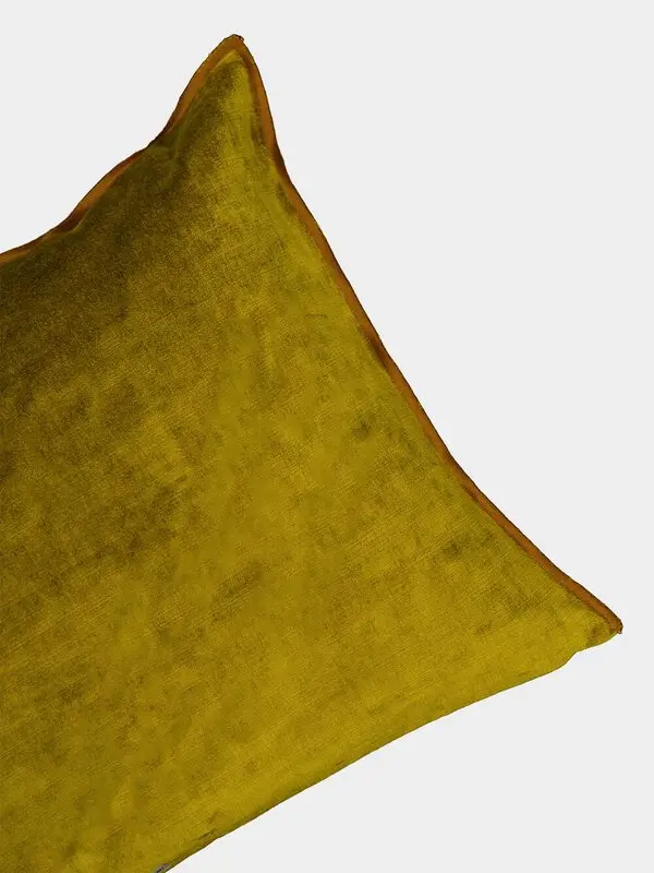 MAISON DE VACANCES Royal Velvet Ocre Cushion