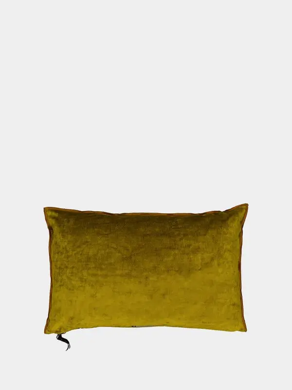 Maison De Vacances Royal Velvet Ocre Cushion - Yellow