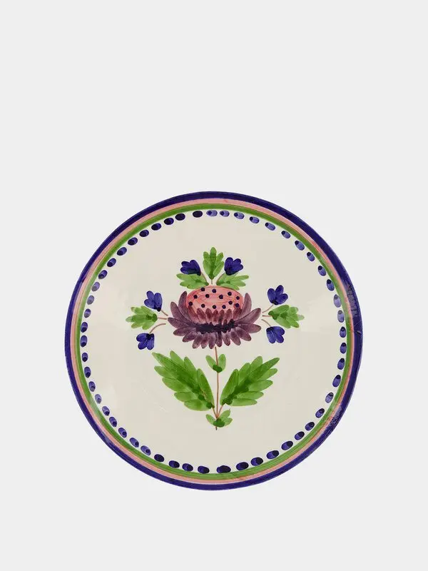 CASA LOPEZ Artichoke Ceramic Dessert Plate