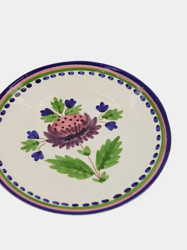CASA LOPEZ Artichoke Ceramic Dessert Plate