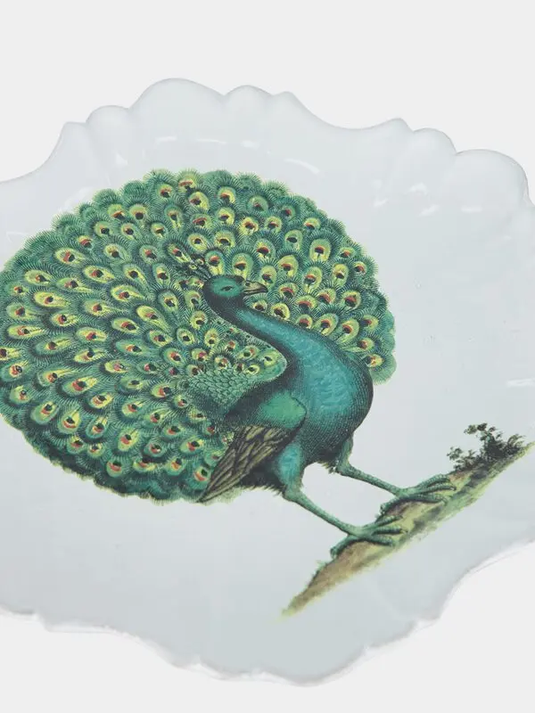 ASTIER DE VILLATTE Peacock Dinner Plate