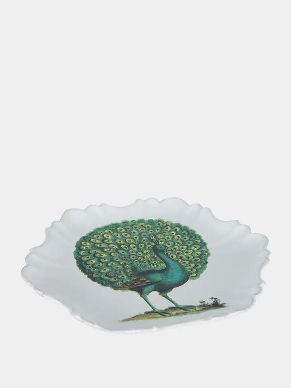 ASTIER DE VILLATTE Peacock Dinner Plate