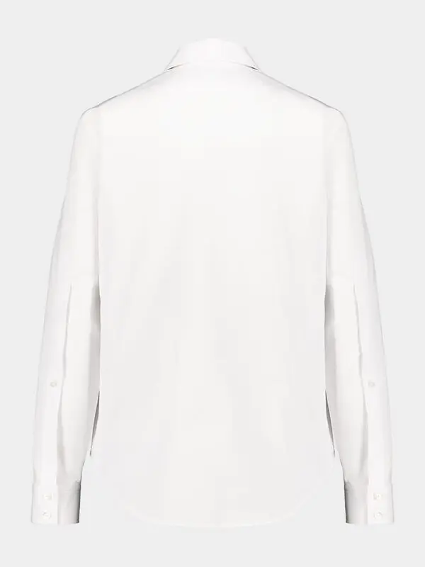 Gucci Cotton Poplin Shirt With Horsebit
