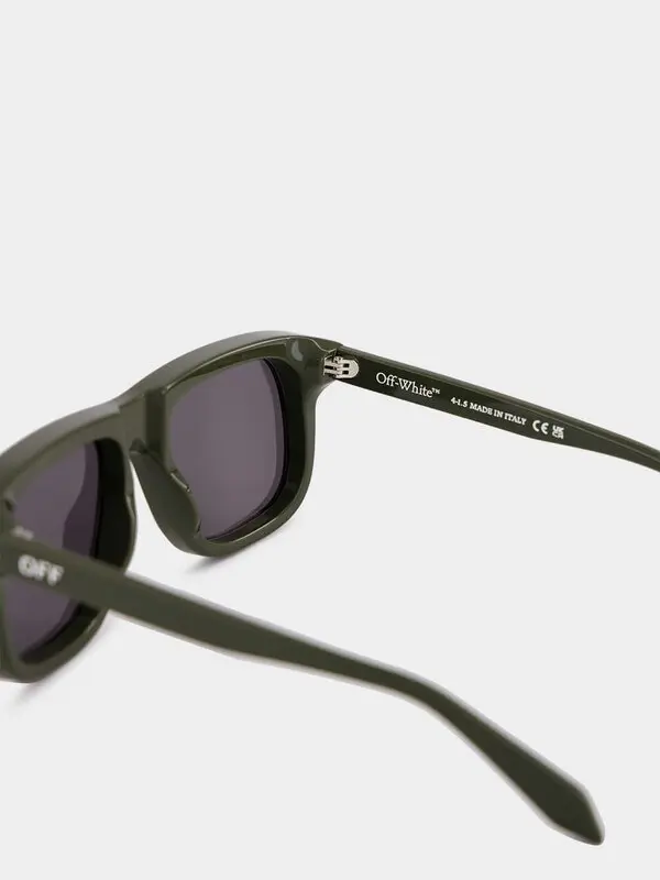 Off-White Clearwater Square Frame Sunglasses - White
