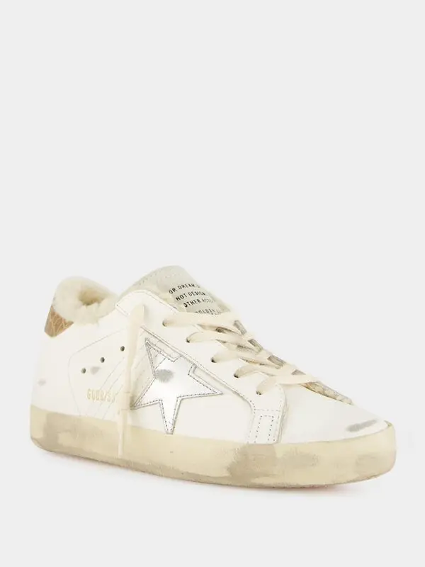 GOLDEN GOOSE Super-star Shearling Sneakers