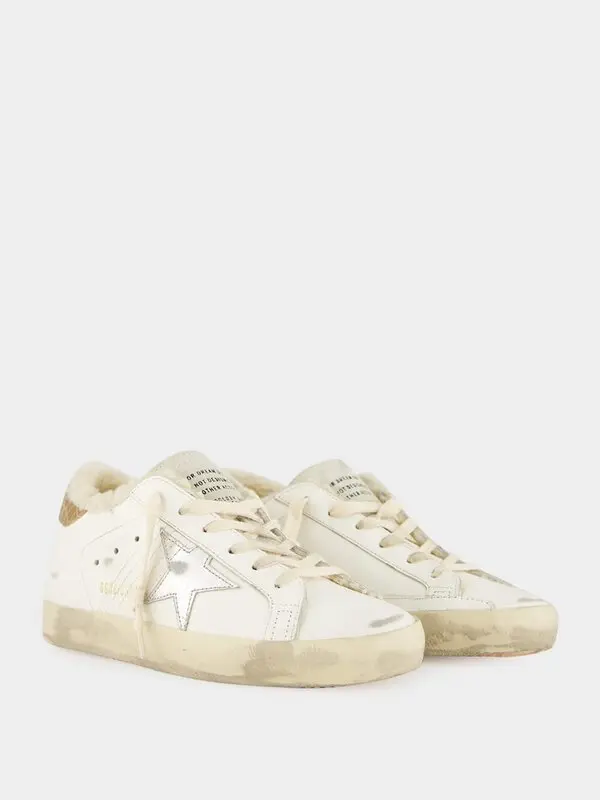 GOLDEN GOOSE Super-star Shearling Sneakers