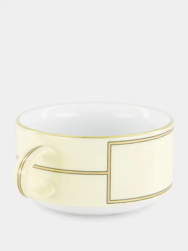 GINORI 1735 Giallo Porcelain Diva Tea Cup - Yellow