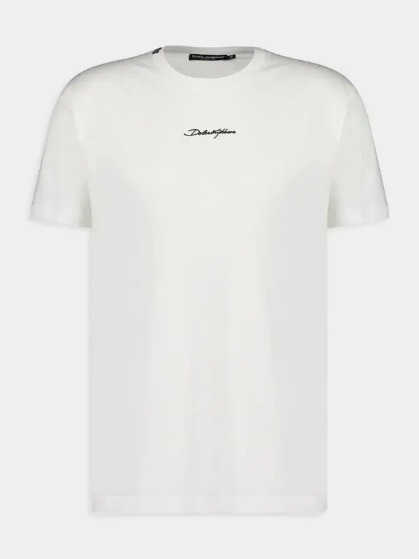 Dolce & Gabbana Cotton Logo T-shirt - White
