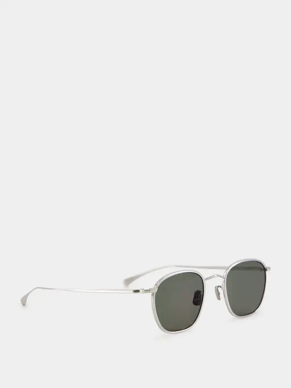 EYEVAN 7285 Round Frame Sunglasses - Silver