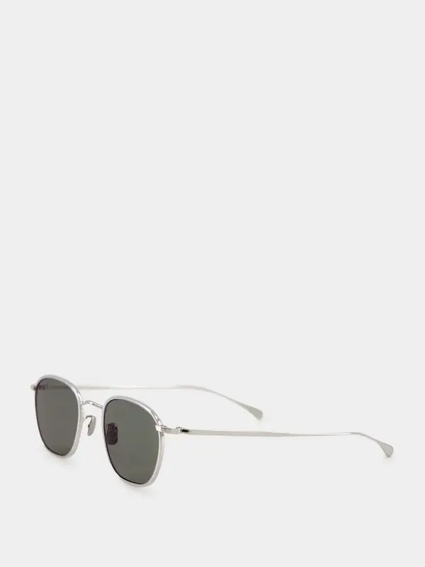 EYEVAN 7285 Round Frame Sunglasses - Silver