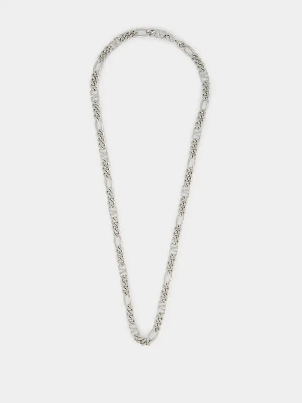 Valentino Garavani Vlogo Signature Metal Necklace - Silver