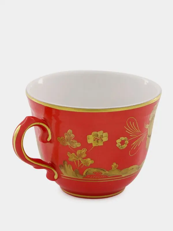 GINORI 1735 Coffee Cup Oriente Italiano - Red