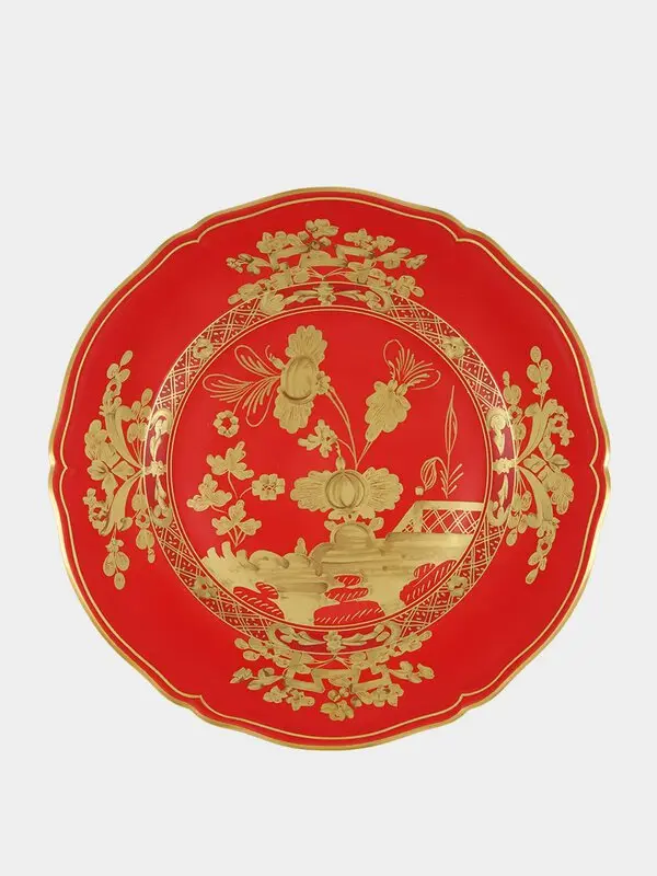GINORI 1735 Oriente Italiano Rubrum Charger Plate - Red