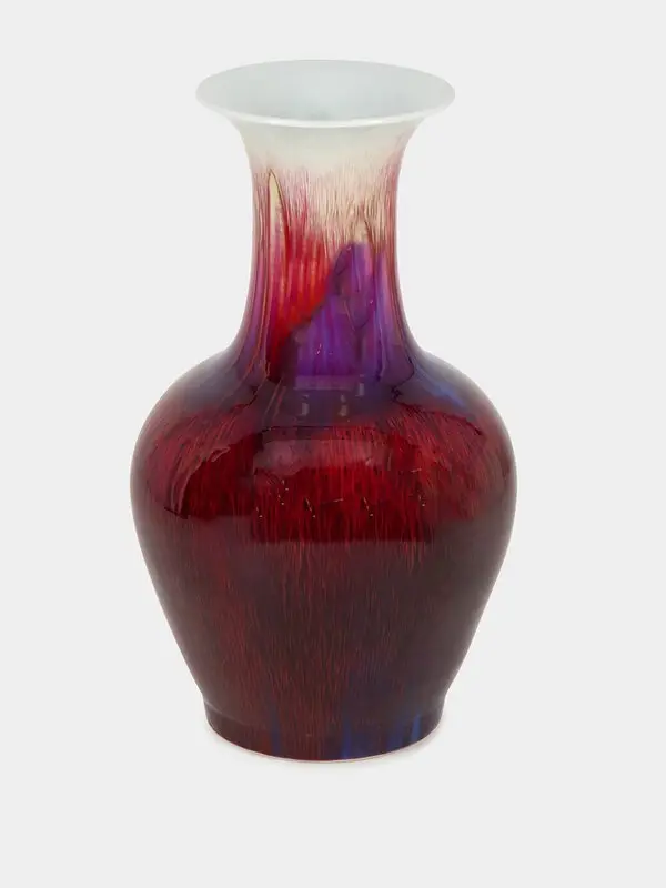 POLSPOTTEN Vivid Gradient Curved Top Vase