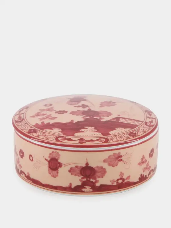 GINORI 1735 Oriente Italiano Vermiglio Trinket Box - Red