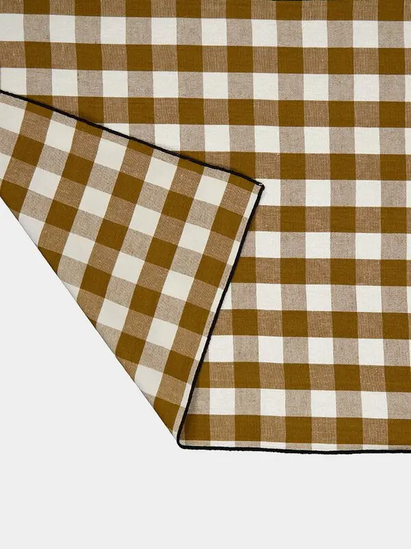 Maison De Vacances Mimi Vichy Brown Kitchen Towel - Red
