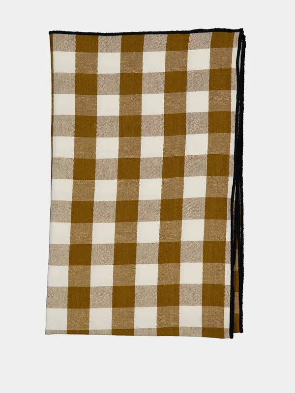 Maison De Vacances Mimi Vichy Brown Kitchen Towel - Red