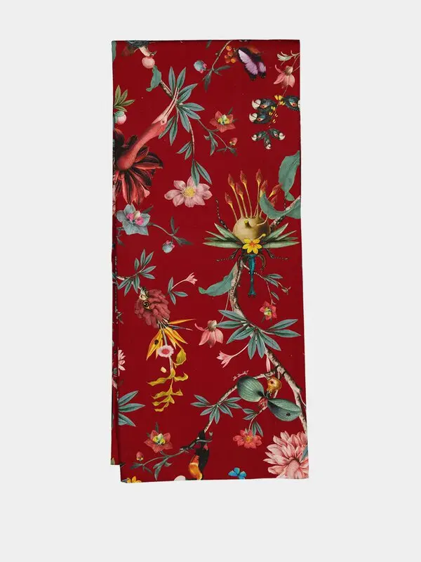 La DoubleJ Fantastic Creatures Print Tablecloth - Red