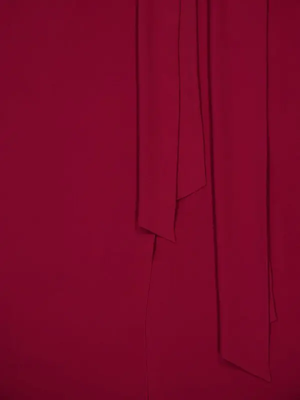 PAULA Irys Maxi Wrap Dress With Tie - Red