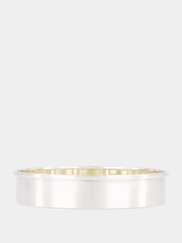 LEITÃO &AMP; IRMÃO Silver Bottle Coaster With Porcelain