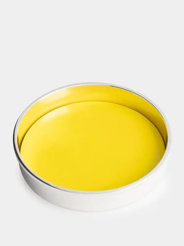 LEITÃO &AMP; IRMÃO Silver Bottle Coaster With Porcelain
