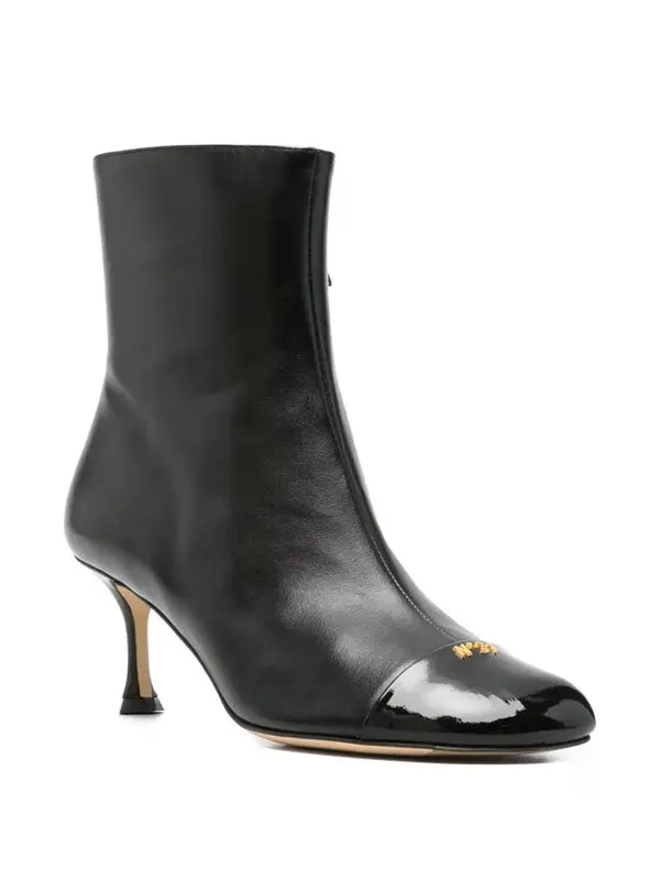 N°21 Leather Cap-toe Boots