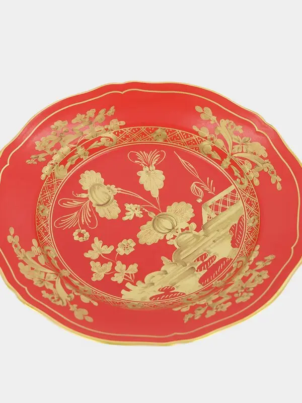 GINORI 1735 Oriente Italiano Rubrum Dessert Plate