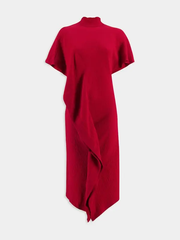 Colville Love Short-sleeve Midi Dress - Red