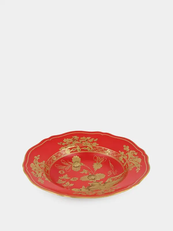 GINORI 1735 Oriente Italiano Rubrum Soup Plate