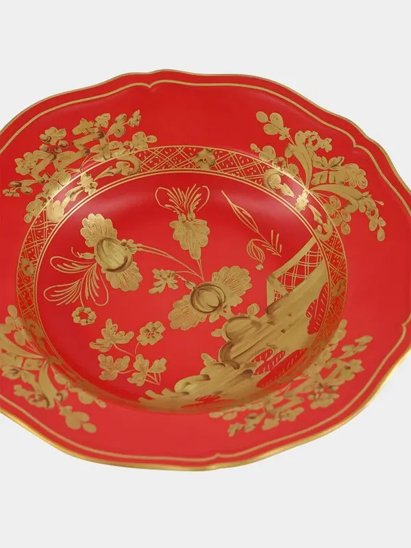 GINORI 1735 Oriente Italiano Rubrum Soup Plate