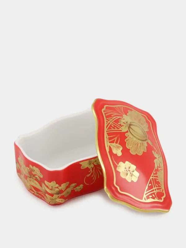 GINORI 1735 Rubrum Oriente Italiano Decorative Jewellery Box