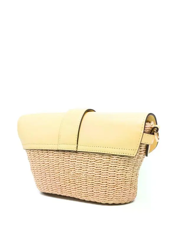 Ralph Lauren Lynden Woven Flap Tote Bag
