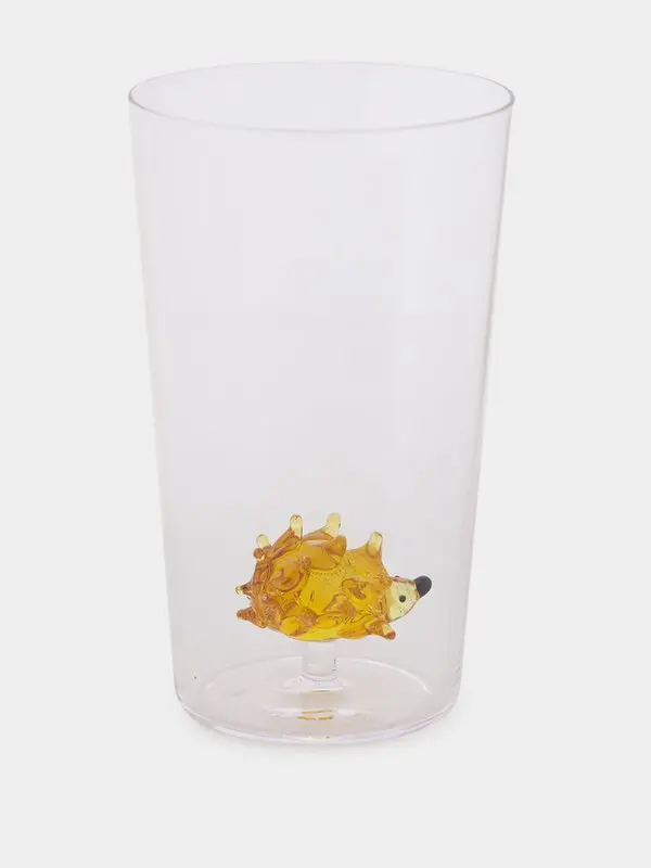 ICHENDORF MILANO Longdrink Hedgehog Glass - Yellow