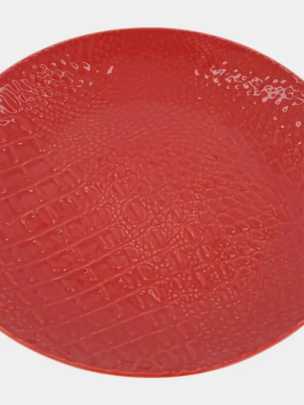 HOUSE OF CAPRICORN Jacaré Ceramic Dinner Plate