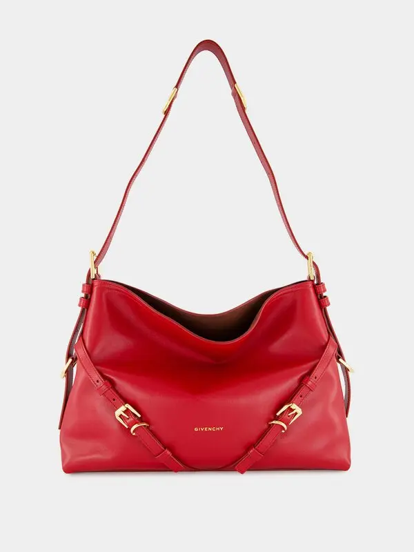 Givenchy Voyou Leather Bag - Red