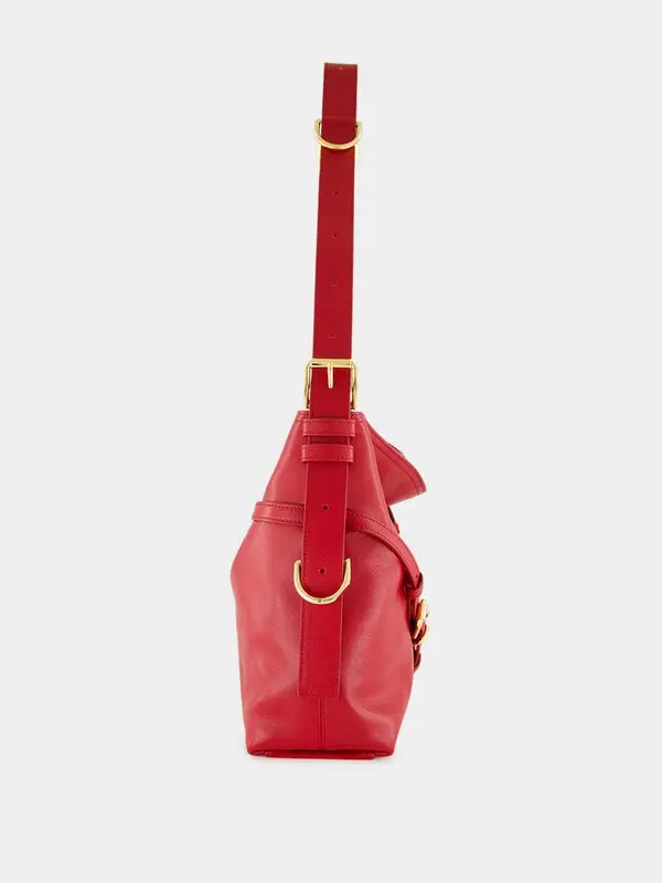 Givenchy Voyou Leather Bag - Red