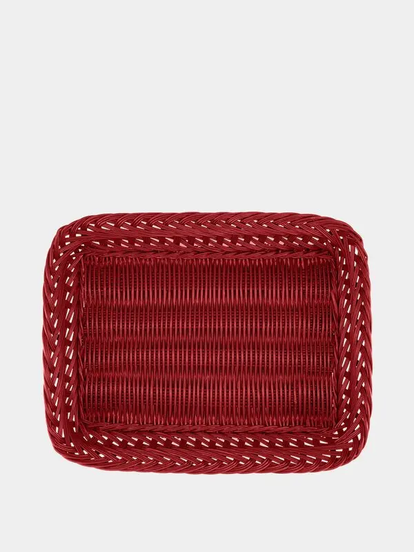 HOUSE OF CAPRICORN Handmade Vitória Wicker Medium Tray