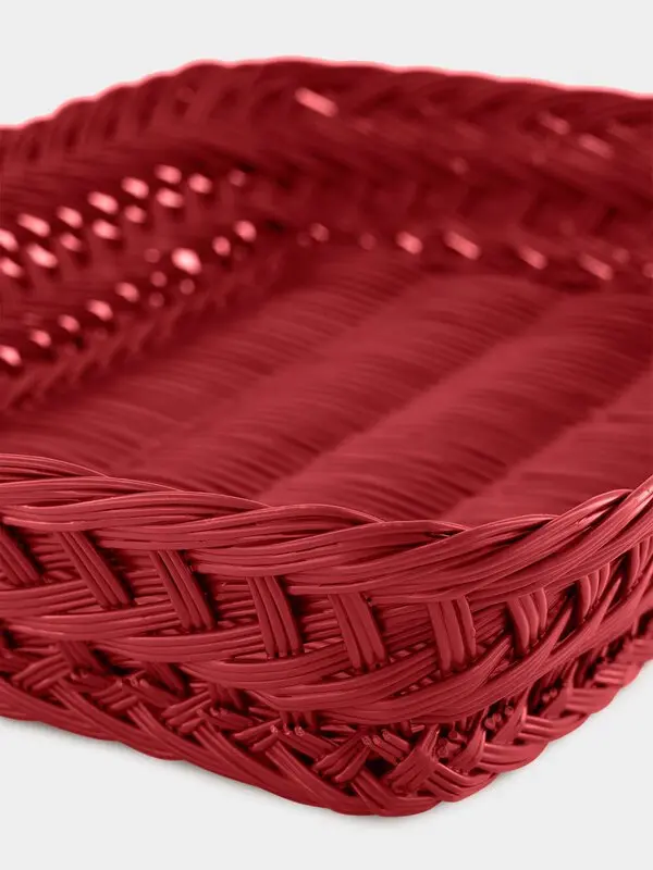 HOUSE OF CAPRICORN Handmade Vitória Wicker Medium Tray
