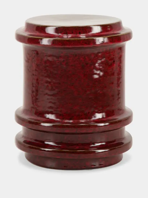 SERAX Side Table Pawn Glazed Stoneware - Red