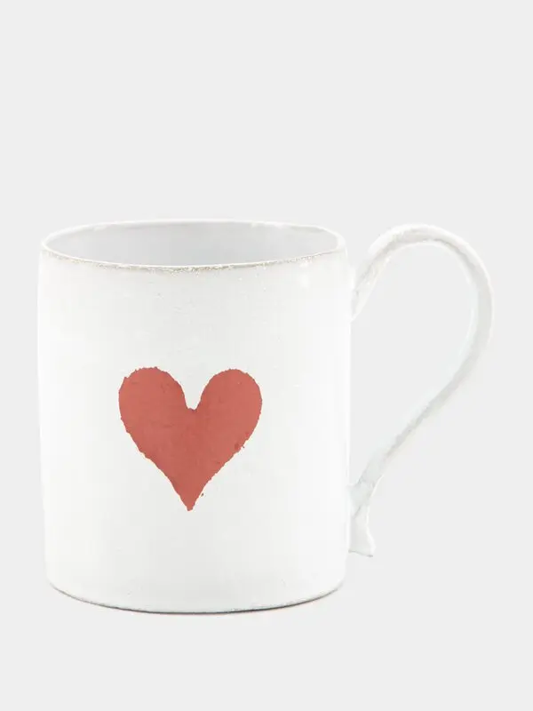 ASTIER DE VILLATTE Heart Mug - Red