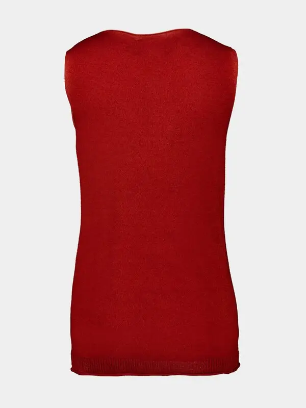 120% Lino Sleeveless Wool Top