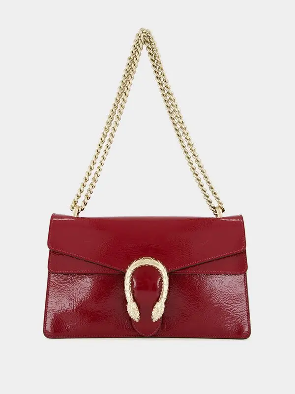 Gucci Dionysus Medium Patent Leather Shoulder Bag
