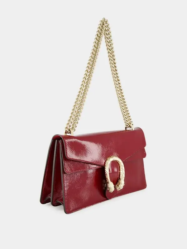 Gucci Dionysus Medium Patent Leather Shoulder Bag