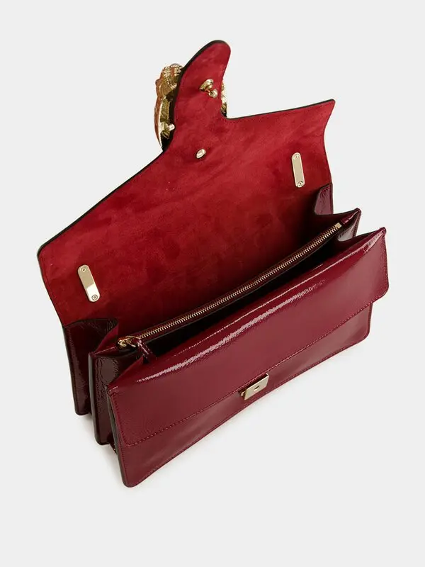 Gucci Dionysus Medium Patent Leather Shoulder Bag