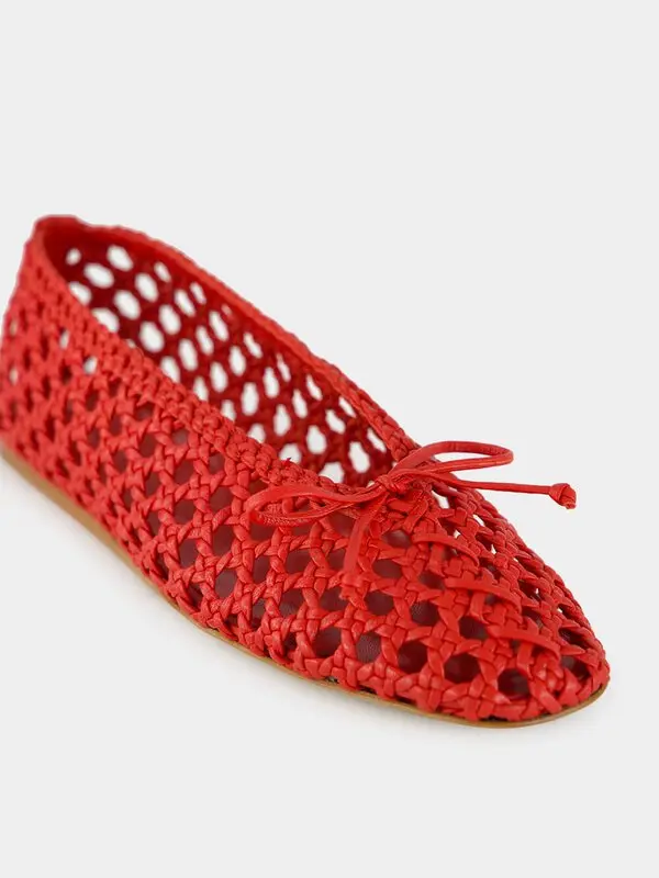 Le Monde Beryl Regency Slipper In Woven Leather
