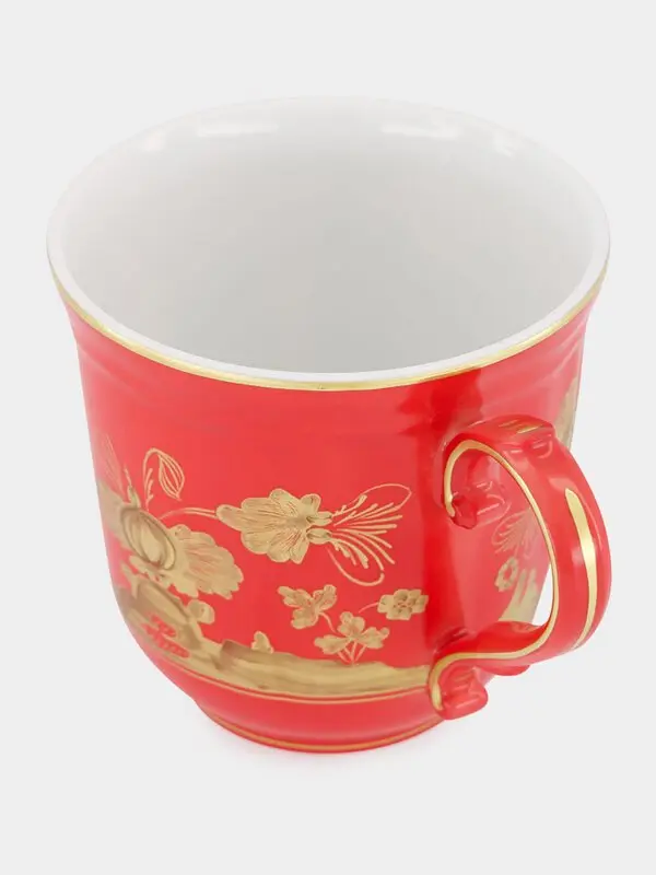 GINORI 1735 Oriente Italiano Rubrum Porcelain Mug - Red